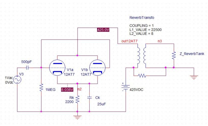 IT-11 Audio » SF Fender Reverb driver 12AT7 burns